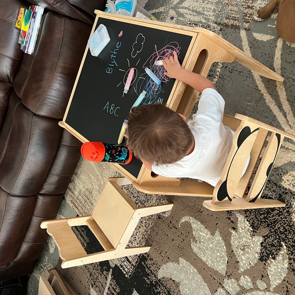 WILD KIDS Wooden Pencil Holder for Kids - Organise Crayon and Pencil ...