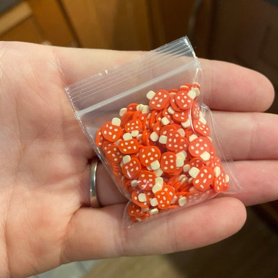 Mushroom Fimo Slices Polymer Clay Embellishments for Slime, Decoden, or ...