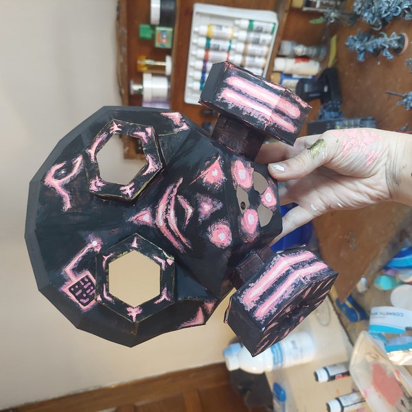 Gas Mask | DIY Paper Mask, Printable Template, Papercraft, 3D Mask ...