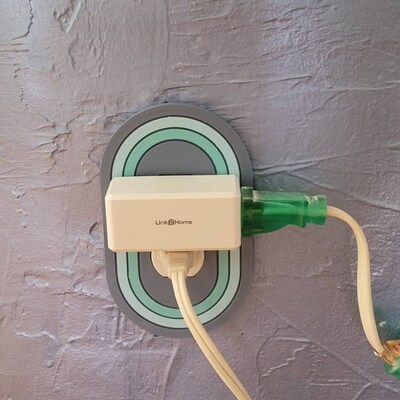 Minimalist Mid Century Modern Dual Toggle Switch Plate Cover With Retro ...