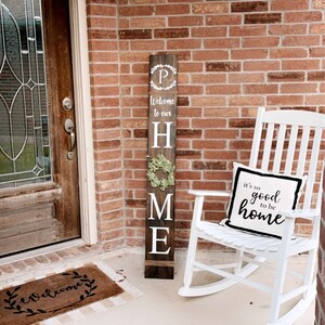 Front Porch Welcome Sign 5 Foot Welcome Sign 4 Foot - Etsy
