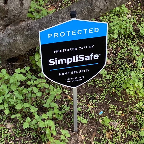 Simplisafe Security Yard Sign + 4 Window Stickers - Etsy