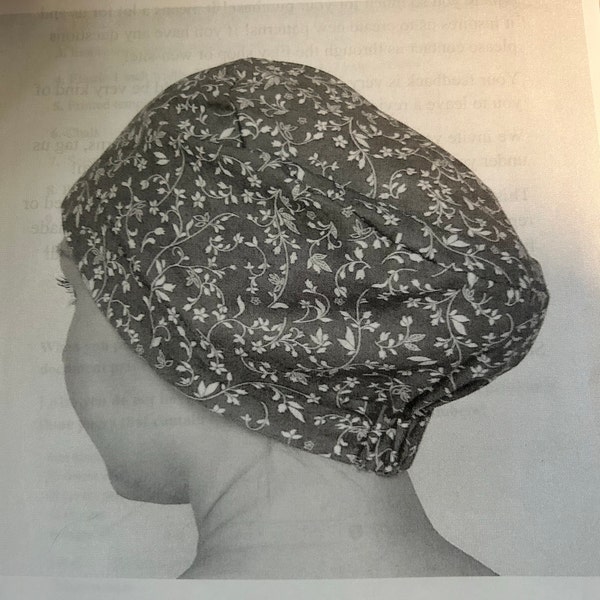 Scrub Cap Pattern Pack, Scrub Hat Sewing Pattern Scrub Cap Ponytail PDF ...