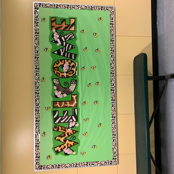 Autumn Leaves Bulletin Board Border 6 Printable Designs - Etsy