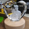 3D Crystal Photo, Custom 3D Crystal Photo Cube, Custom Photo Gift ...