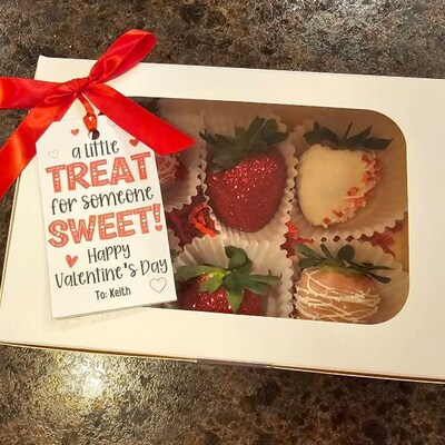 Valentine's Day Tag, Sweet Treat, Valentine Gift Label, Kids School ...