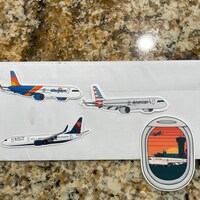 Airline Aircraft Sticker - Etsy
