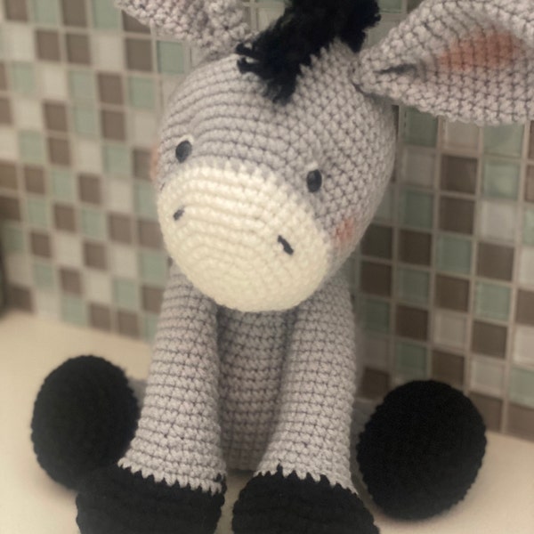 Donkey Crochet Pattern, Crochet Donkey, Donkey Pattern, Crochet Pattern ...
