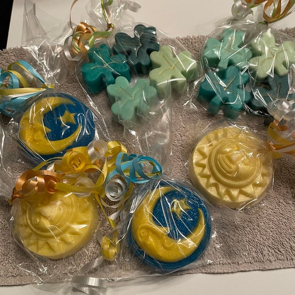 Moon and Sun Soap Set - Celestial Soap Set, Party Favor, Man in the ...