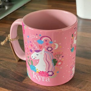 Pink Gold Marble Mug, Personalised Mug, Custom Name Cup, Coffee Tea Cup ...