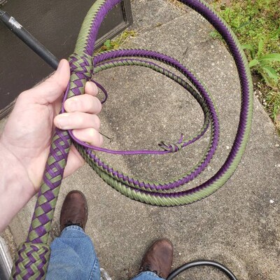 Custom 7 Foot Paracord Bullwhip, 16 Plait - Etsy