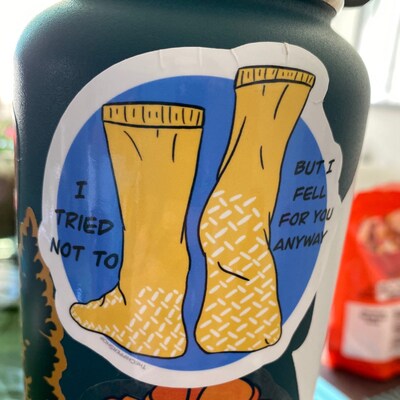 Fall Risk Socks Sticker Funny Nursing Vinyl Sticker Nursing - Etsy