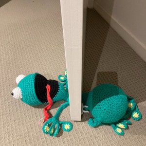 The Original Squashed Frog Door Stopper Amigurumi Instant Download PDF ...