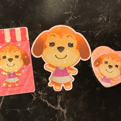 Maddie Animal Crossing Cute Metal Sparkly Star Holographic - Etsy
