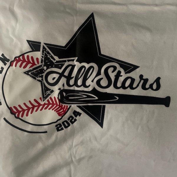 All Stars Baseball Shirt, Baseball Teams Shirt, Custom Baseball Name ...