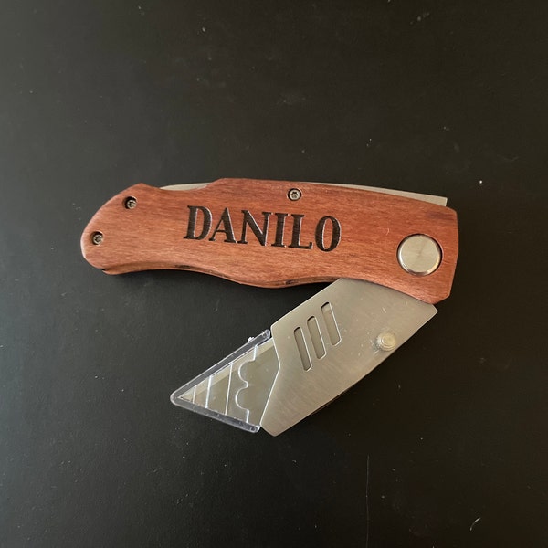 Personalized Utility Knife Including Monogram & Engraving Options With ...