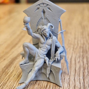 Elf Mage Miniature Wizard Mini Sorcerer Dungeons and Dragons - Etsy