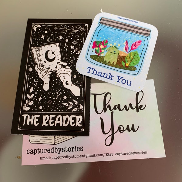The Reader MINI Bookmark - Etsy