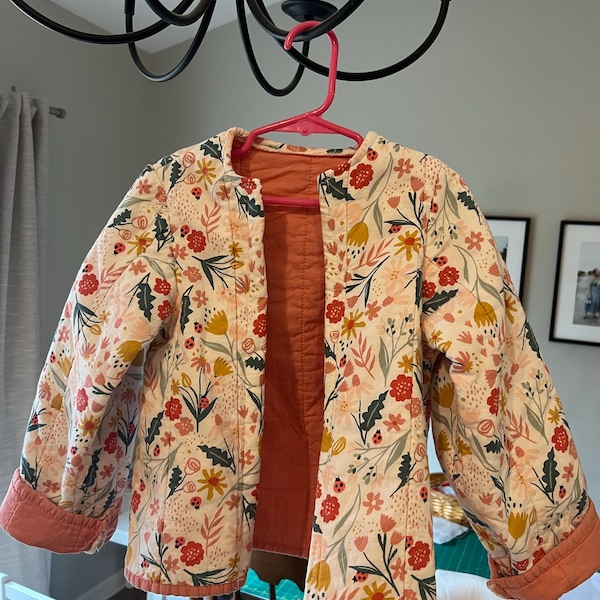 Jacket Sewing Pattern for Kids, Jacket Pattern, Kids Pattern, PDF Pattern, Beginner Pattern ...