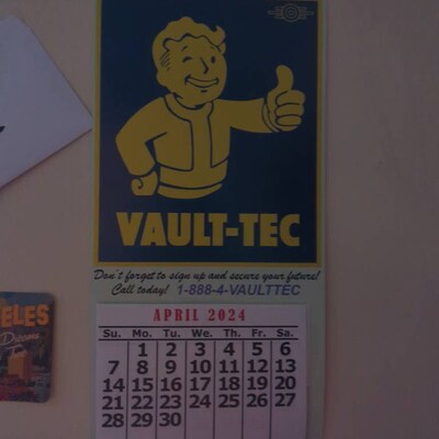 Un-official Handmade Fallout 12 Month Calendar for 2024 - Etsy