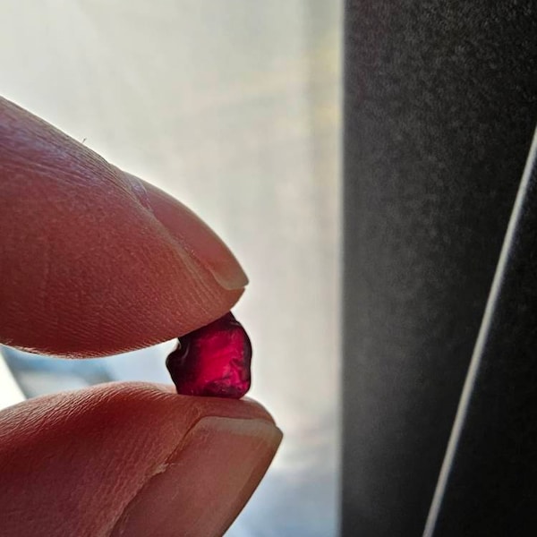 Raw Pyrope Garnet Crystal: Red Anthill Gemstone From Arizona - Etsy