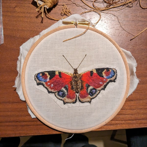 Cecropia Moth Embroidery PDF Pattern | Suitable for Beginners - Etsy