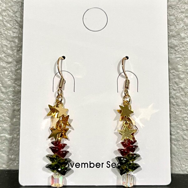 Frog on Lily Pad Earrings, Frog and Floral Petals Lovely Drop Earrings ...