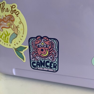 Cancer Vinyl Sticker, Cute Sticker, Waterproof, Laptop Sticker ...