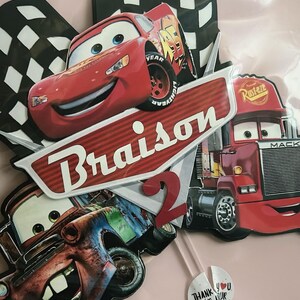 Cars Inspired Birthday Banner - Etsy