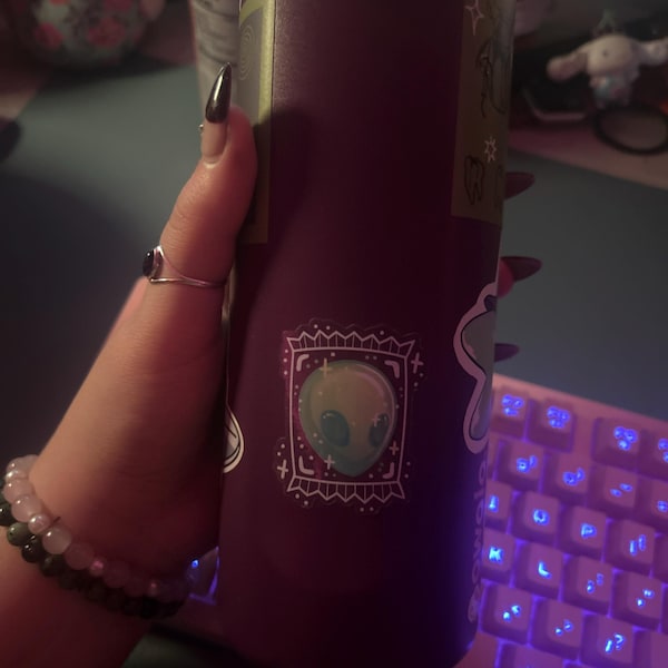 Water Dragon Sticker - Transparent Stickers - Vinyl - Waterproof ...