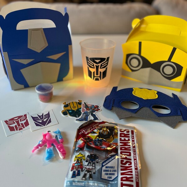 Transformers Inspired Treat Boxes - Etsy