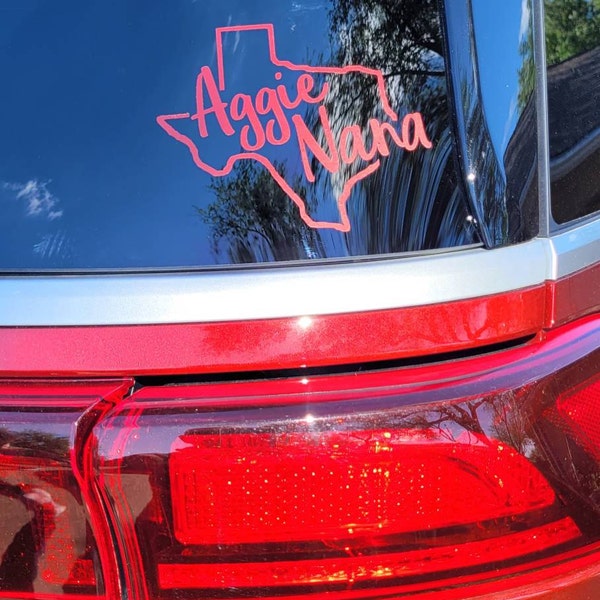 Aggie Mom Decal Sticker | Car Decal | Laptop Decal - Etsy