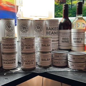 Dharma Swan Station: Printable PDF - Dharma Prop Food Cosplay Label Set ...