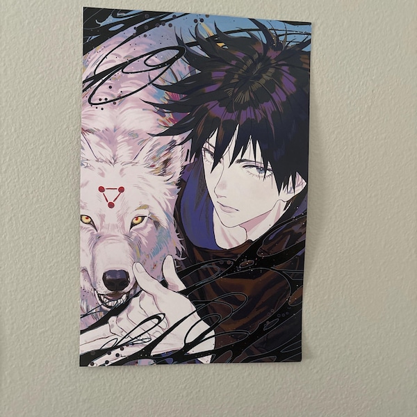 FREE SHIPPING Nanami Kento Poster Jujutsu Kaisen Fanart - Etsy