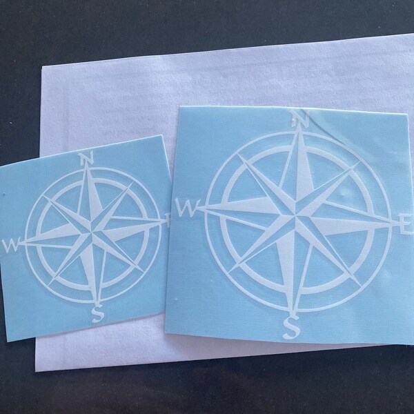 Compass Vinyl Decal Sticker Car Window Laptop Wall Choose Size and ...