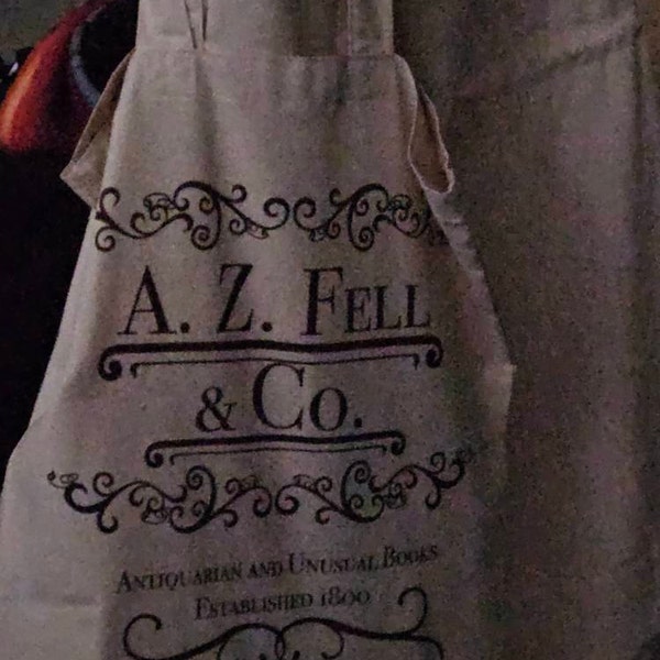 Good Omens Aziraphale Book Shop Tote Bag Beach College University ...