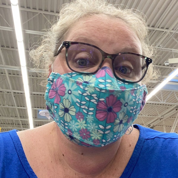 3D Fit Cloth Face Mask 3 Ply With BUILT IN FILTER Non Woven ...