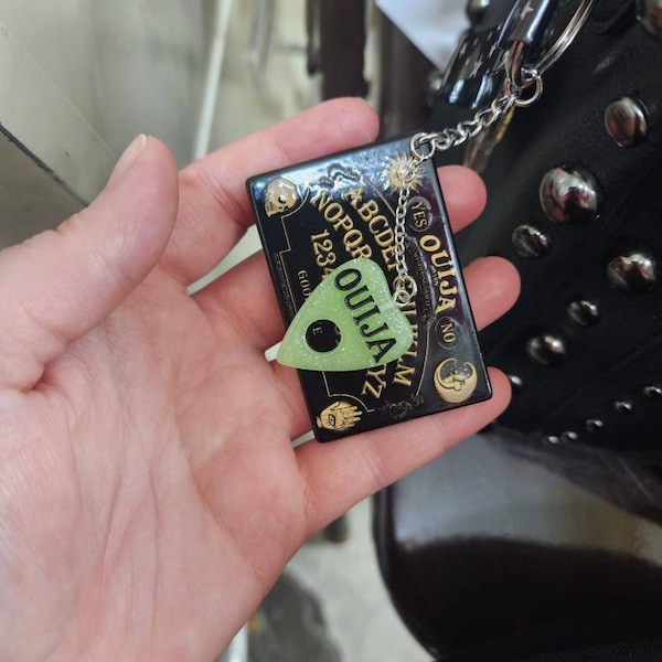 Ouija Board Keychain - Mini Ouija Board - Rainbow Ouija Board - Spirit ...