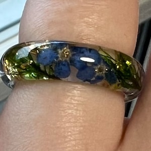 Wood Ring 5 Year Anniversary Wooden Ring Custom Wooden Ring - Etsy