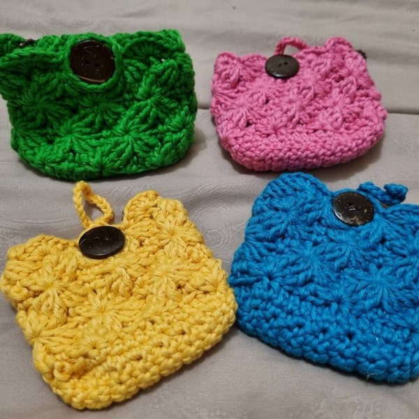 Crochet Key Pouch Pattern PDF, Crochet Pouch Pattern, Handmade Pouch ...