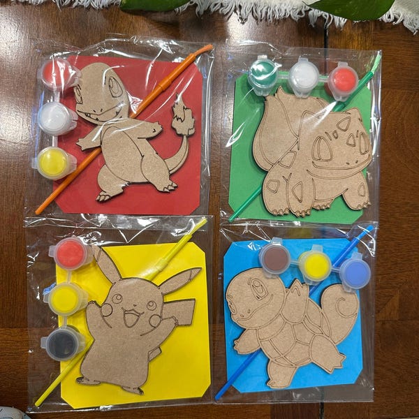 Paint Your Own Gaby / Doll House Character Craft Kit / Birthday Party ...