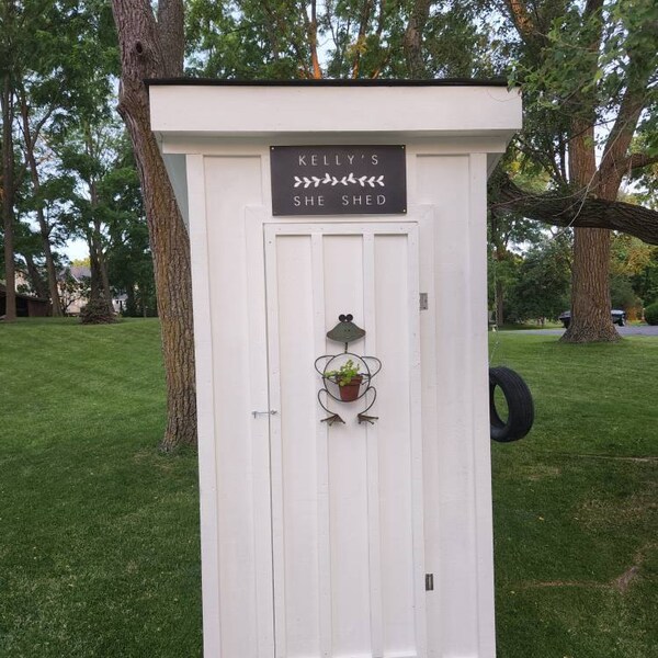 Custom She Shed Sign | Metal She Shed Sign | Personalized She Shed Sign ...