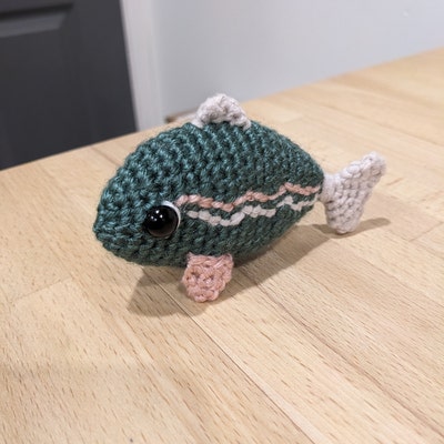 PATTERN: Ripple the Rainbow Trout Pattern Amigurumi Rainbow Trout ...