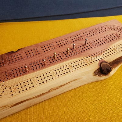 Customizable 3D Topographical Round Cribbage Board Choose - Etsy