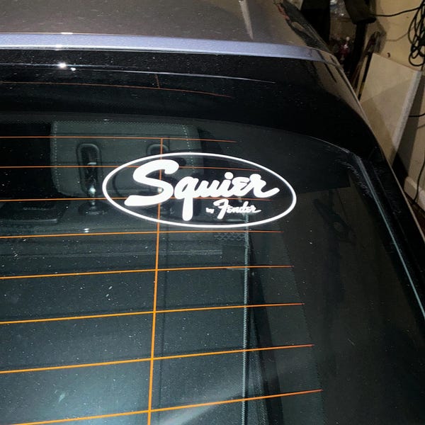 Fender Stratocaster Stylized Logo Vinyl Decal - Etsy