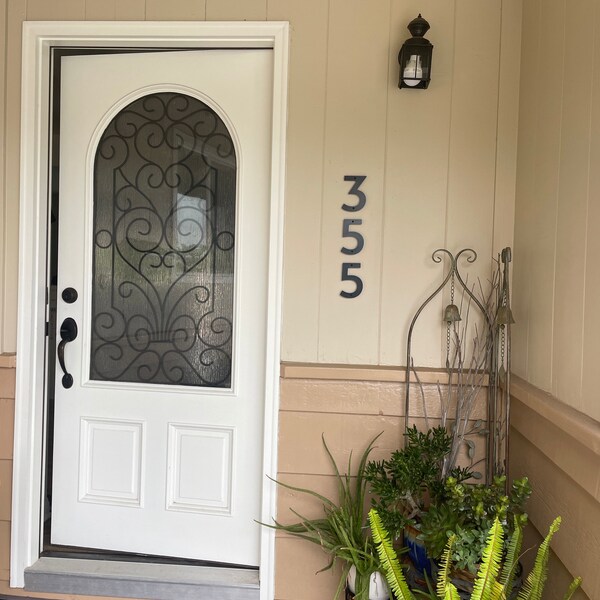 CLASSIC MODERN House Numbers, 5 Inch Address Numbers and Letters - Etsy