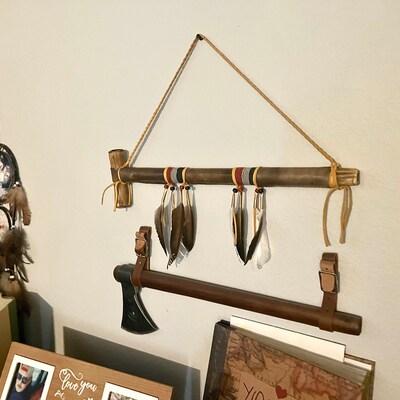 Long Hand Crafted Native American Dance Coup Stick Made by Clara ...