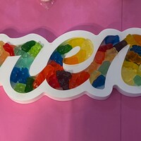 YAY Fillable Letters, Acrylic Candy Dispenser, Bar or Bat Mitzvah ...