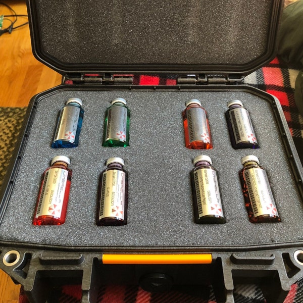 Resident Evil Umbrella Corporation C-virus chrysalid Virus Vial Prop - Etsy