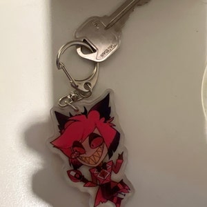 Cat Lucifer Hazbin Hotel Keychain Cute Cat Lucifer Charm - Etsy